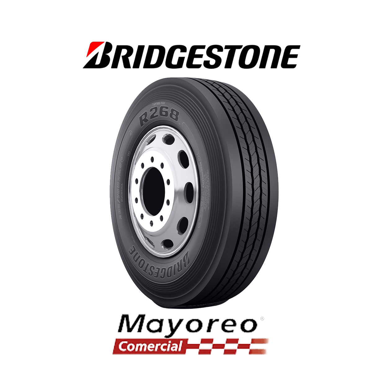 LLANTA 11R 22.5 16/H 16.7 mm T-P-REG R268 Ecopia BRIDGESTONE – Mayoreo ...